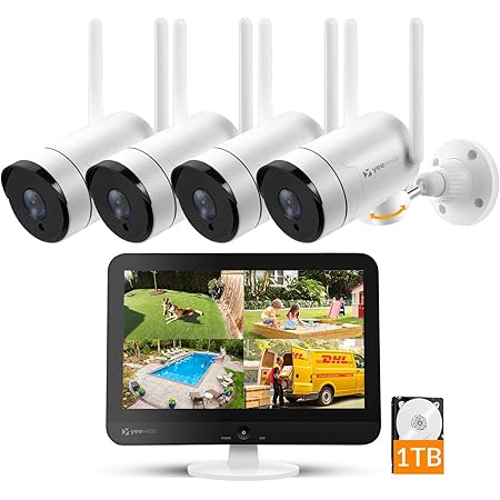 Amazon.com : Wireless Security Camera System (Bullet PTZ Kit) : Electronics