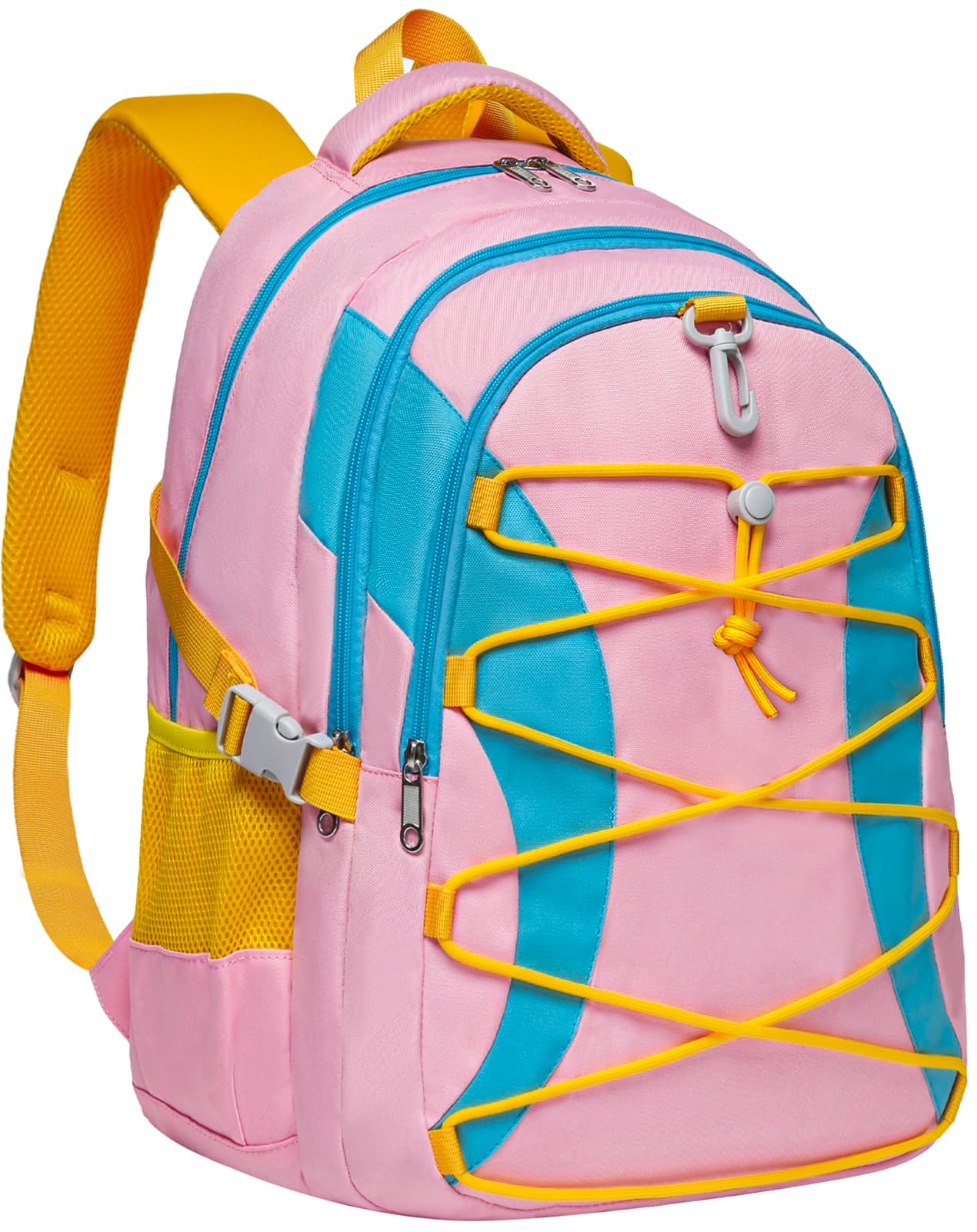 Amazon.com | BLUEFAIRY Pink Book Bags for Girls School Backpack Kids ...