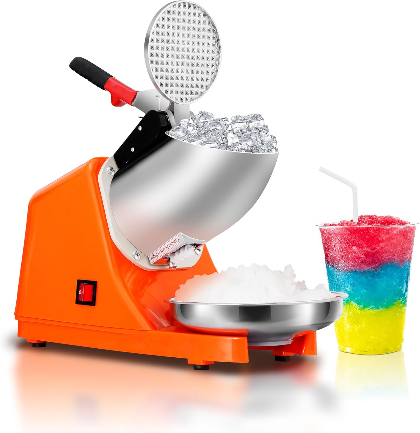 Amazon.com: SUPER DEAL Upgraded 300W Electric Ice Shaver Ice Shaved ...