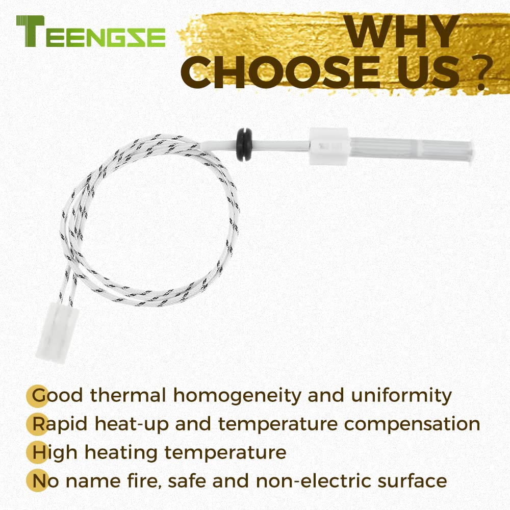 Snapklik.com : TEENGSE Ceramic Igniter Rod, Grill Igniters Compatible