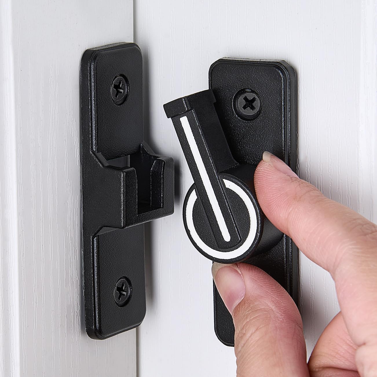 Amazon.com: INIRET 2 Packs 90 Degree Barn Door Latches,Heavy Sliding ...