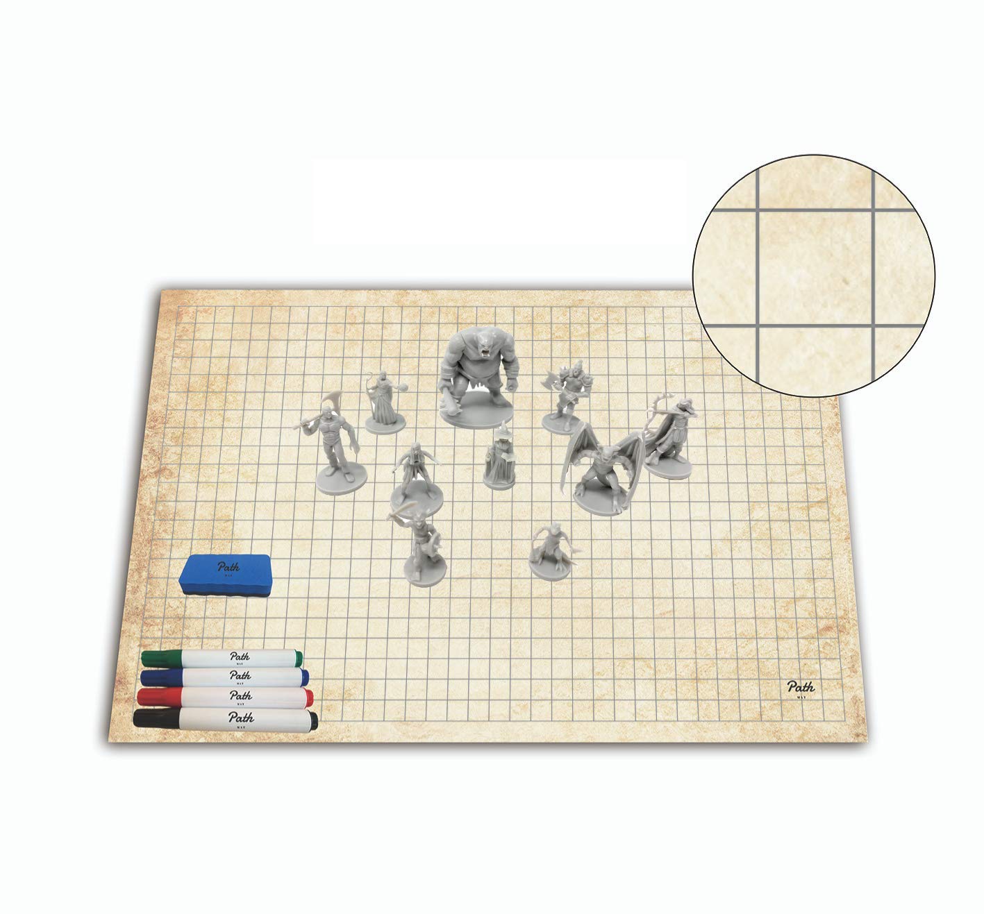 Magnetic Battle Grid Game Mat 36 X 24 Dnd Starter | Desertcart INDIA