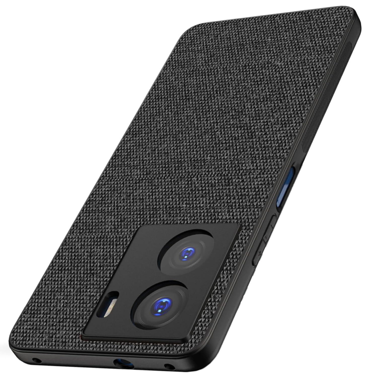 Kapa Soft Full Fabric Protective Back Case Cover for IQOO Z7 / Z7S (5G ...