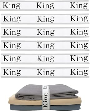 Amazon.com: Maletnd 6 Pieces Bed Sheet Organizer Bands, Sheet ...