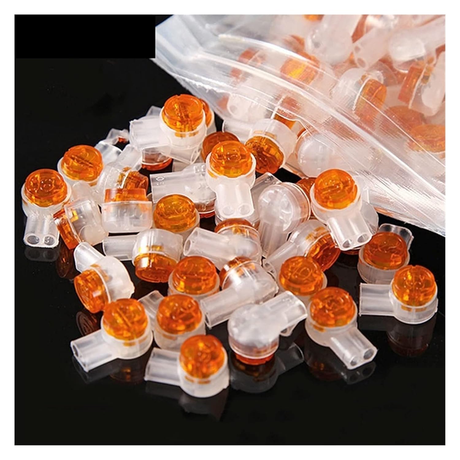 LIUYI 100 Pcs K2 Telephone Line Connector K1 Wiring Clamp Connector ...