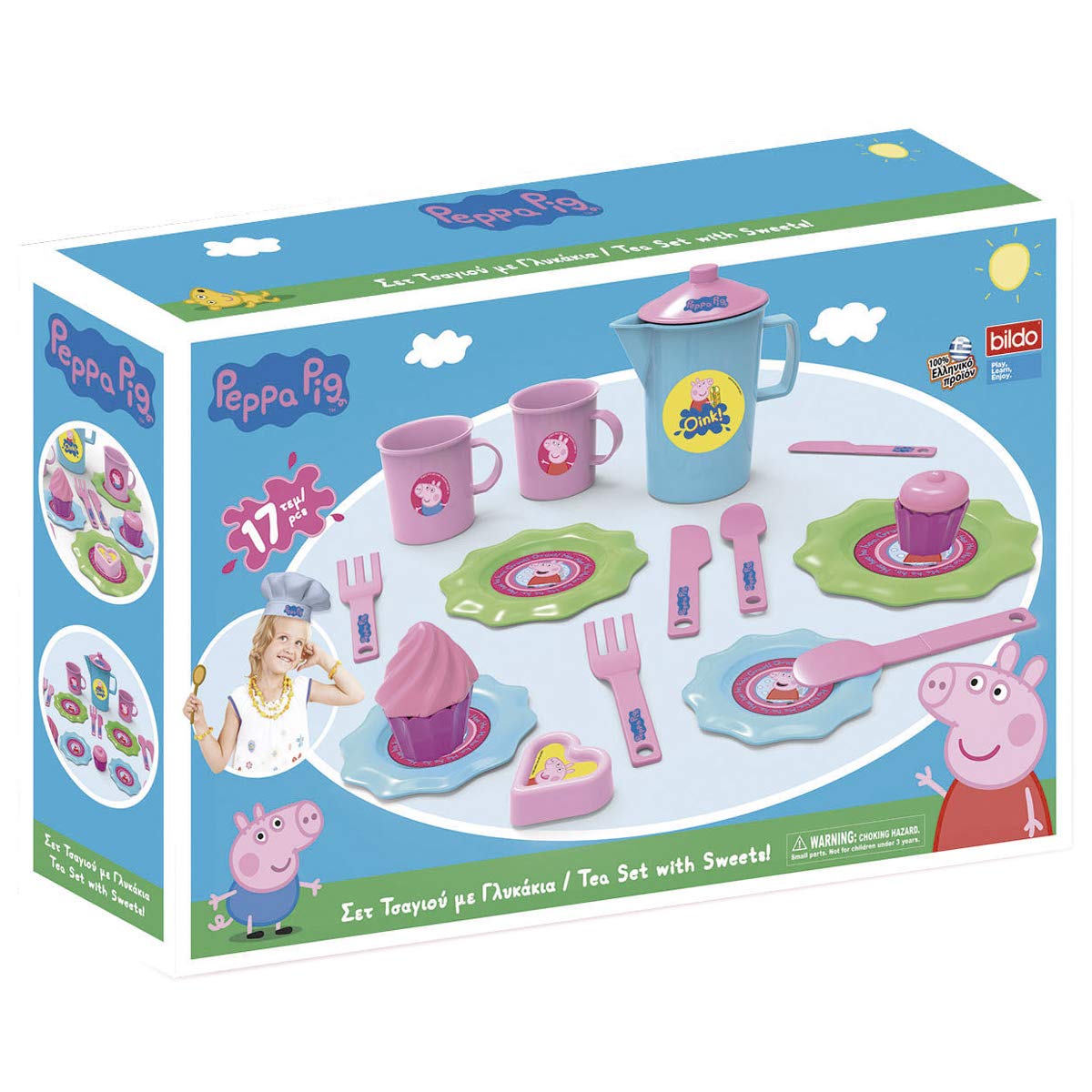 Bildo 8105 Peppa Pig Small Tea Set, Multi Colour: Buy Online in INDIA ...