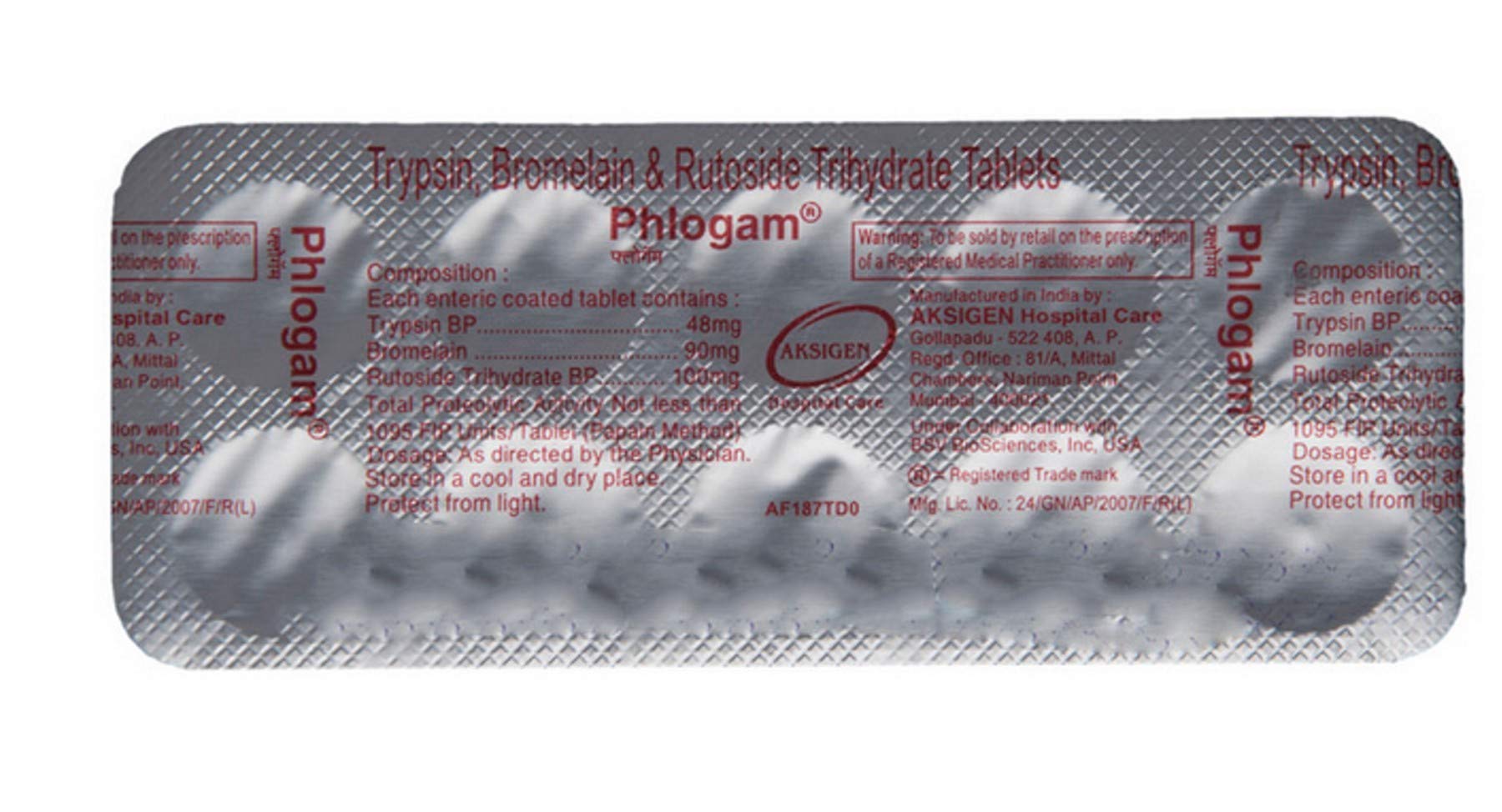 Buy Phlogam - Blister Pack of 10 s Online at desertcartINDIA
