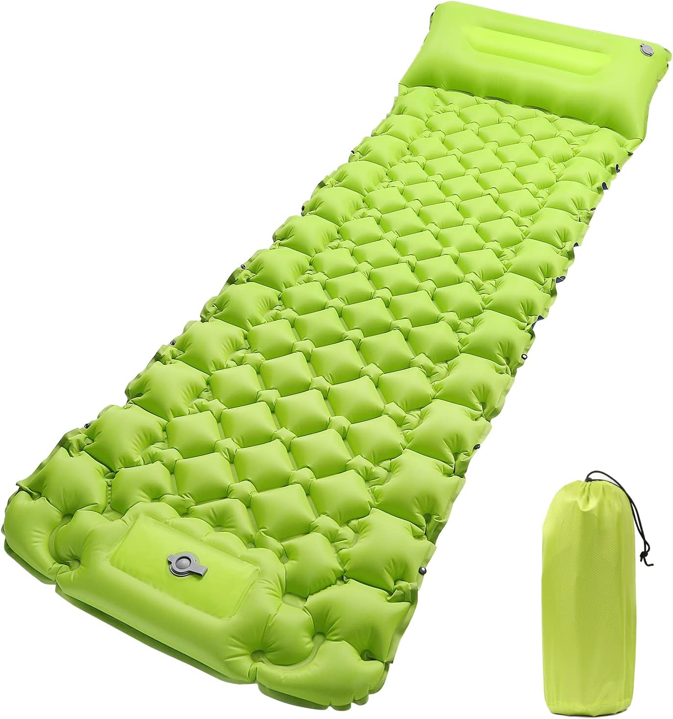 YKDIRECT Camping Isomatte Selbstaufblasend mit Fußpresse, extra Dicke ...