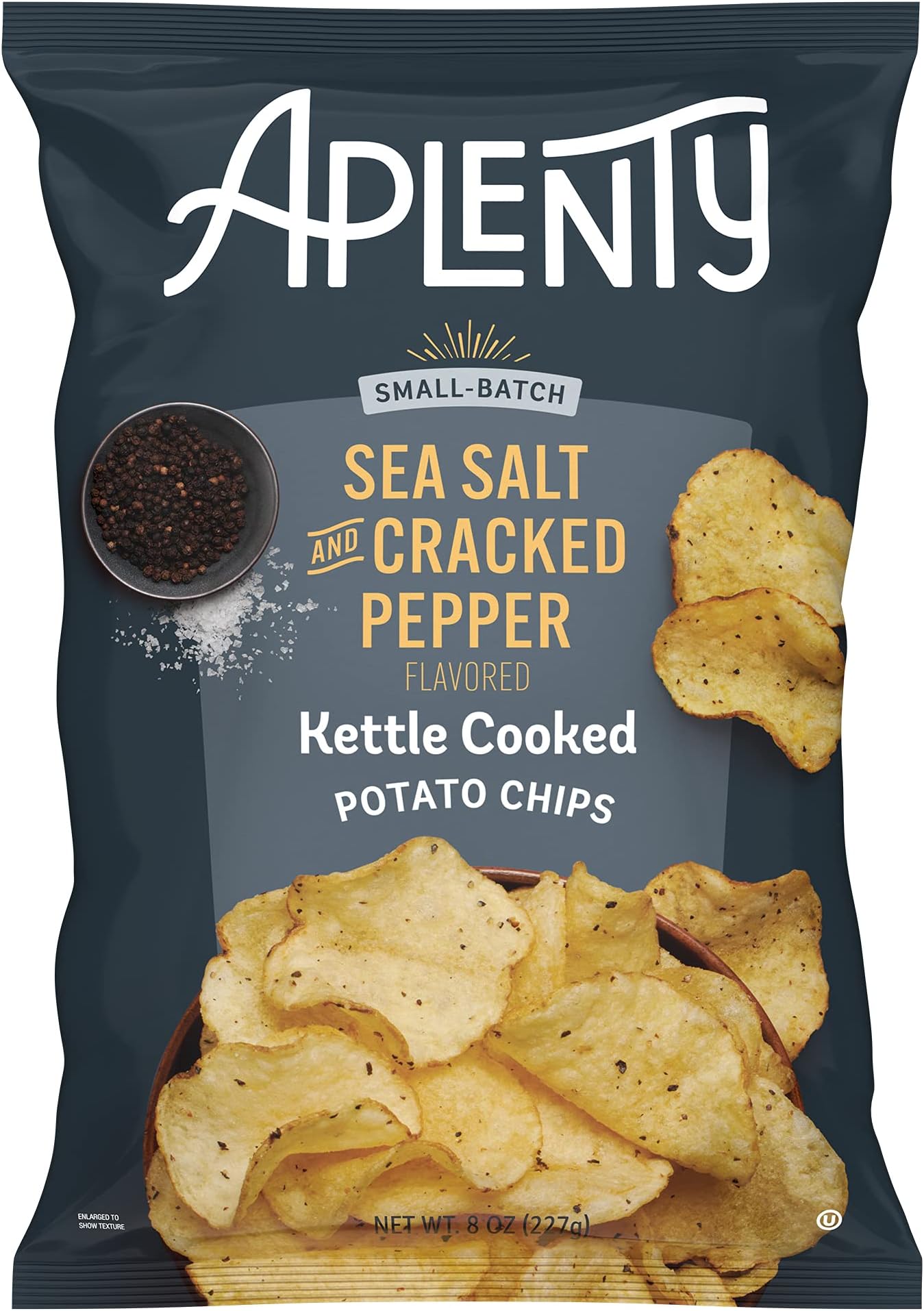 Amazon.com: Amazon Brand, Aplenty Sea Salt and Cracked Pepper Kettle ...