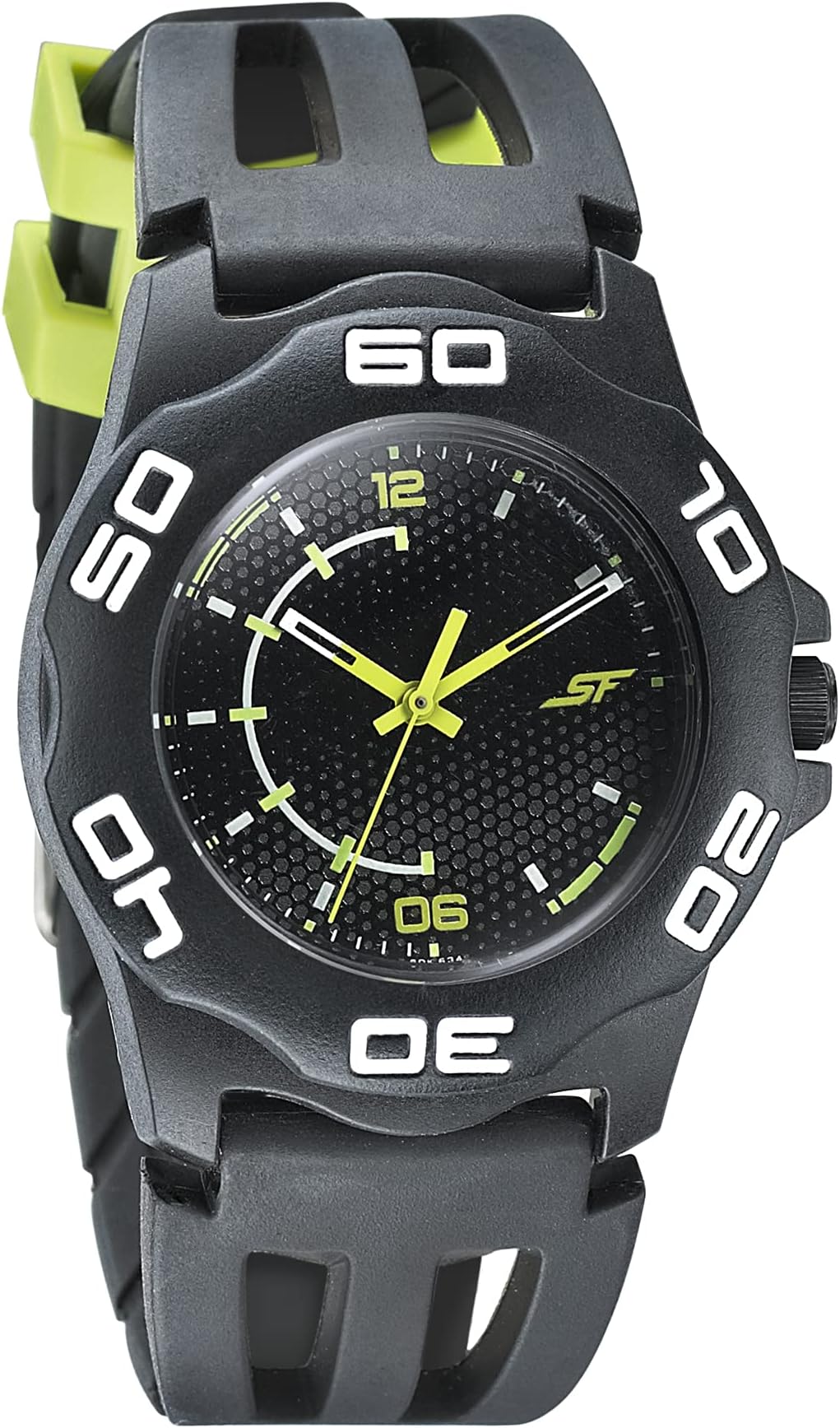 SF Analog Black Round Dial Men's Sport Watch-NL7930PP02 : Amazon.in ...