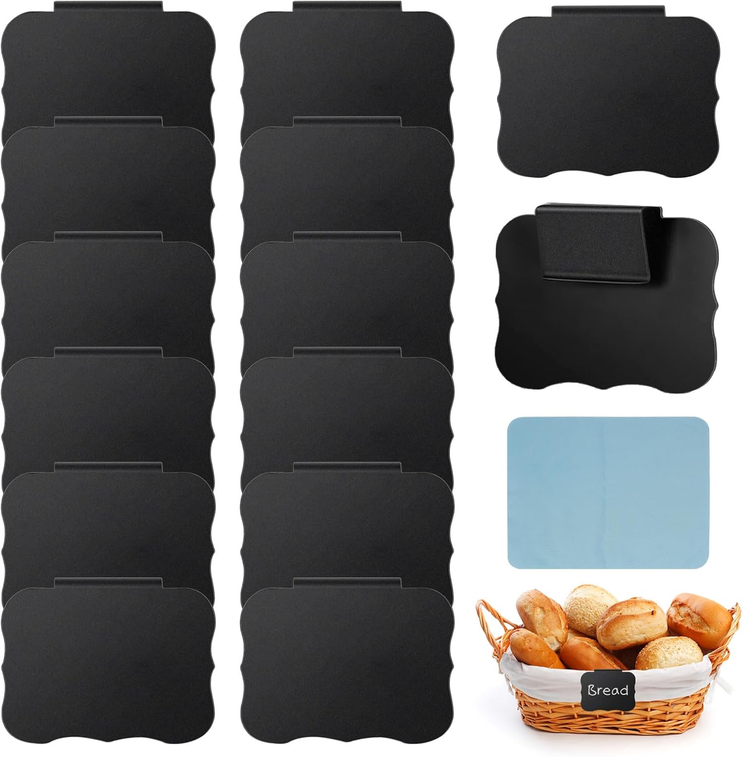 Amazon.com : LELE LIFE 14pcs Labels for Storage Bins Clip On, Removable ...