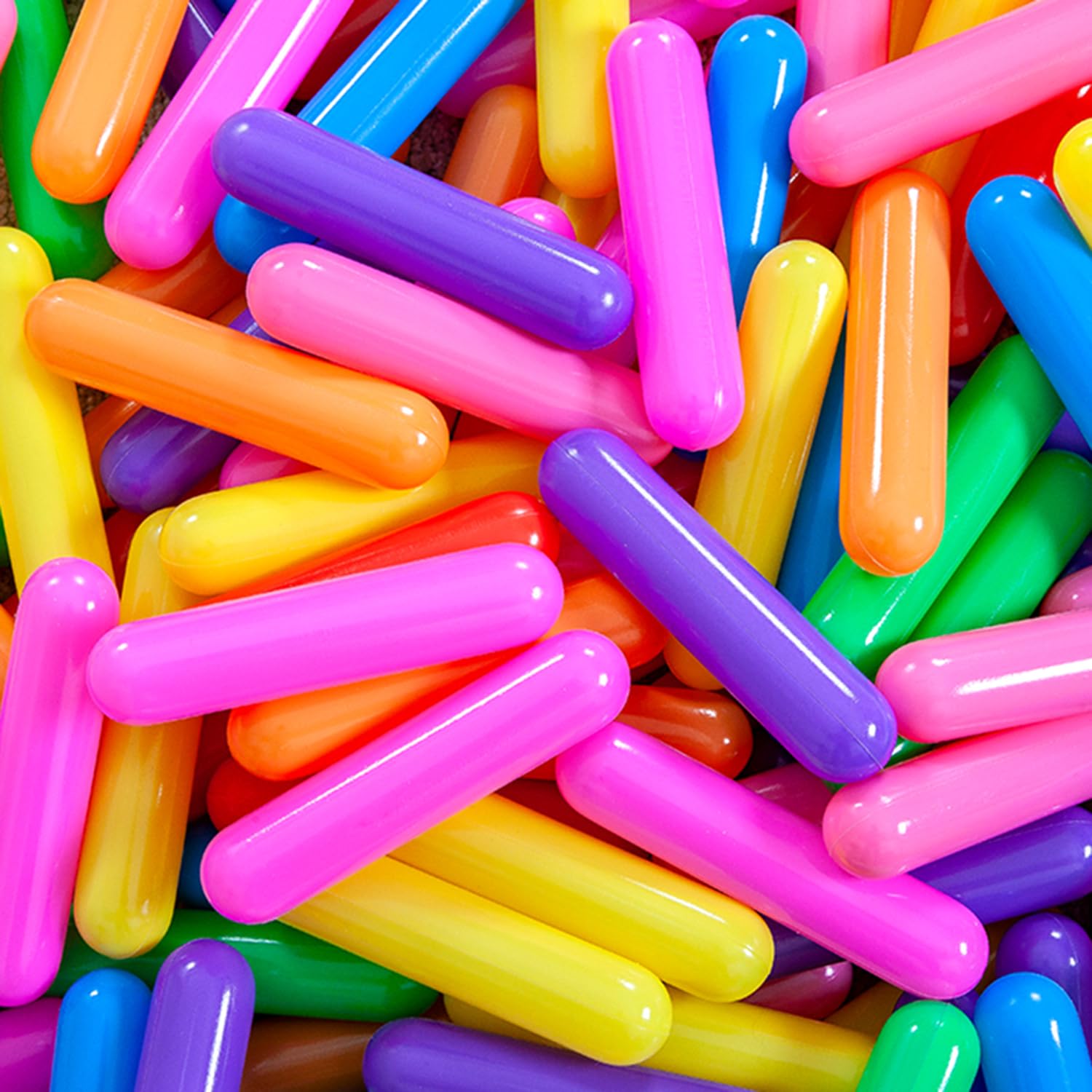 Snapklik.com : FXMHEHBB 50 Pieces Ball Pit Balls, 5 Inches Long Thick ...
