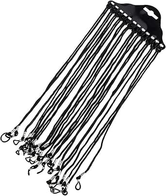 Amazon.com: ADLUKAE Non-Slip Eye Wire Eyeglass Cord, 12PCS Nylon ...