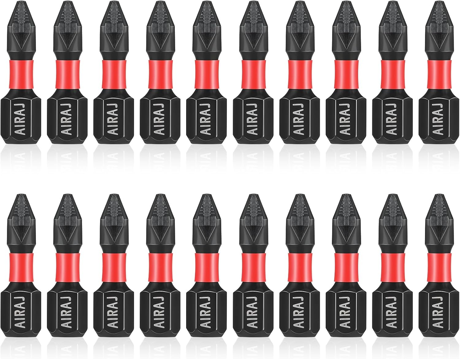 20 PCS 1 Inch Phillips Drill Bits Ph2 Magnetic Phillips Bit #2 Impact ...