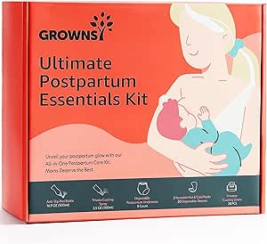 Amazon.com: GROWNSY Postpartum Essentials Recovery Kit for Women After ...