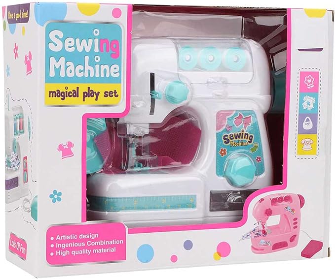 Amazon.com: Mini Sewing Machine,Sewing Machine Children Toy for Girls ...