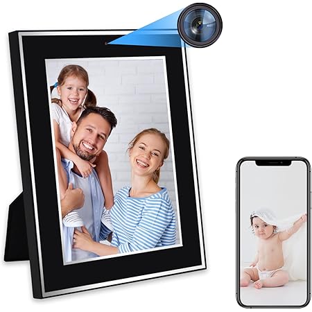 Amazon.com : Spy Camera Hidden WiFi Photo Frame 1080P Hidden Security ...