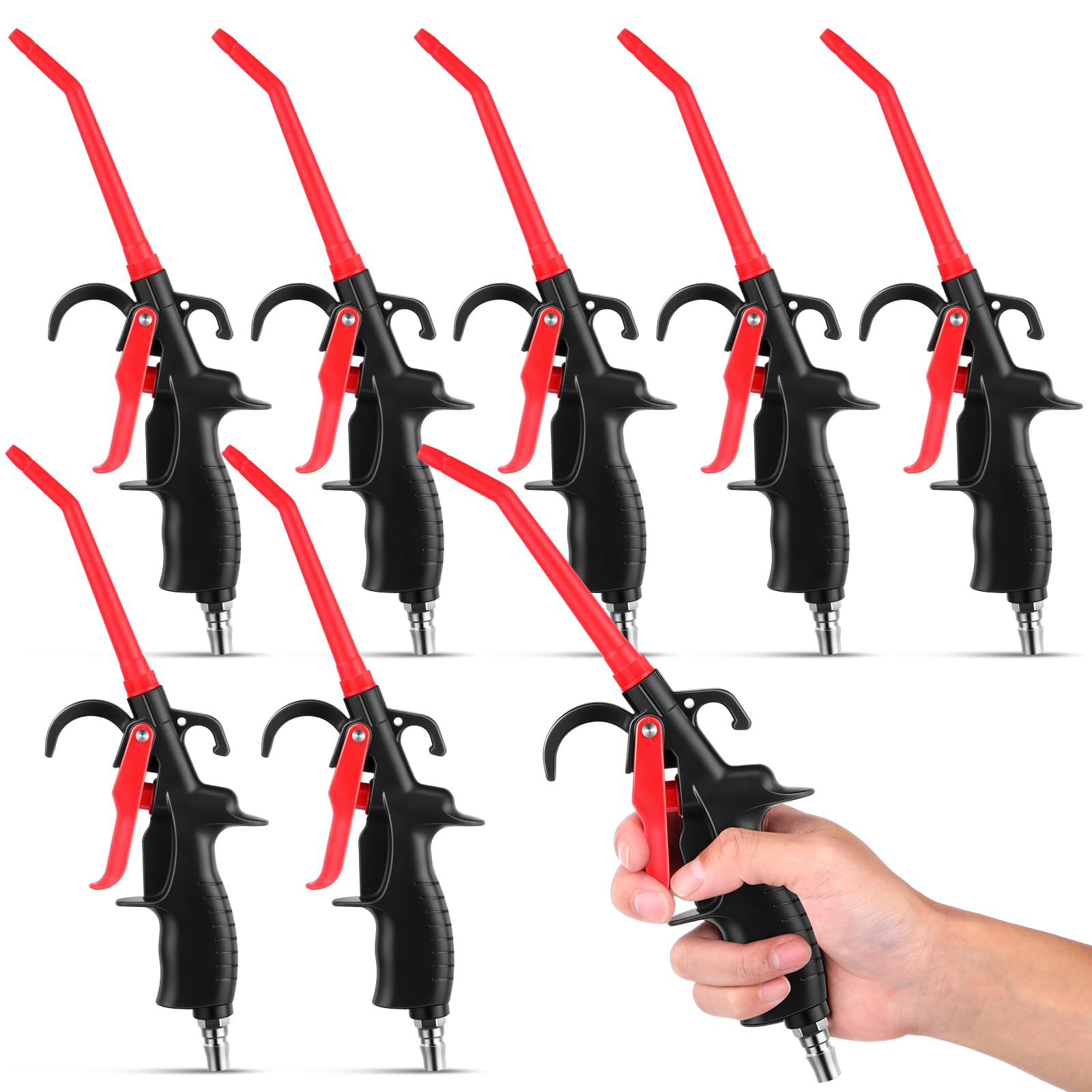 8 Pieces Air Nozzle Blower Gun Powerful Air Blow Tools Pistol Grip Air ...