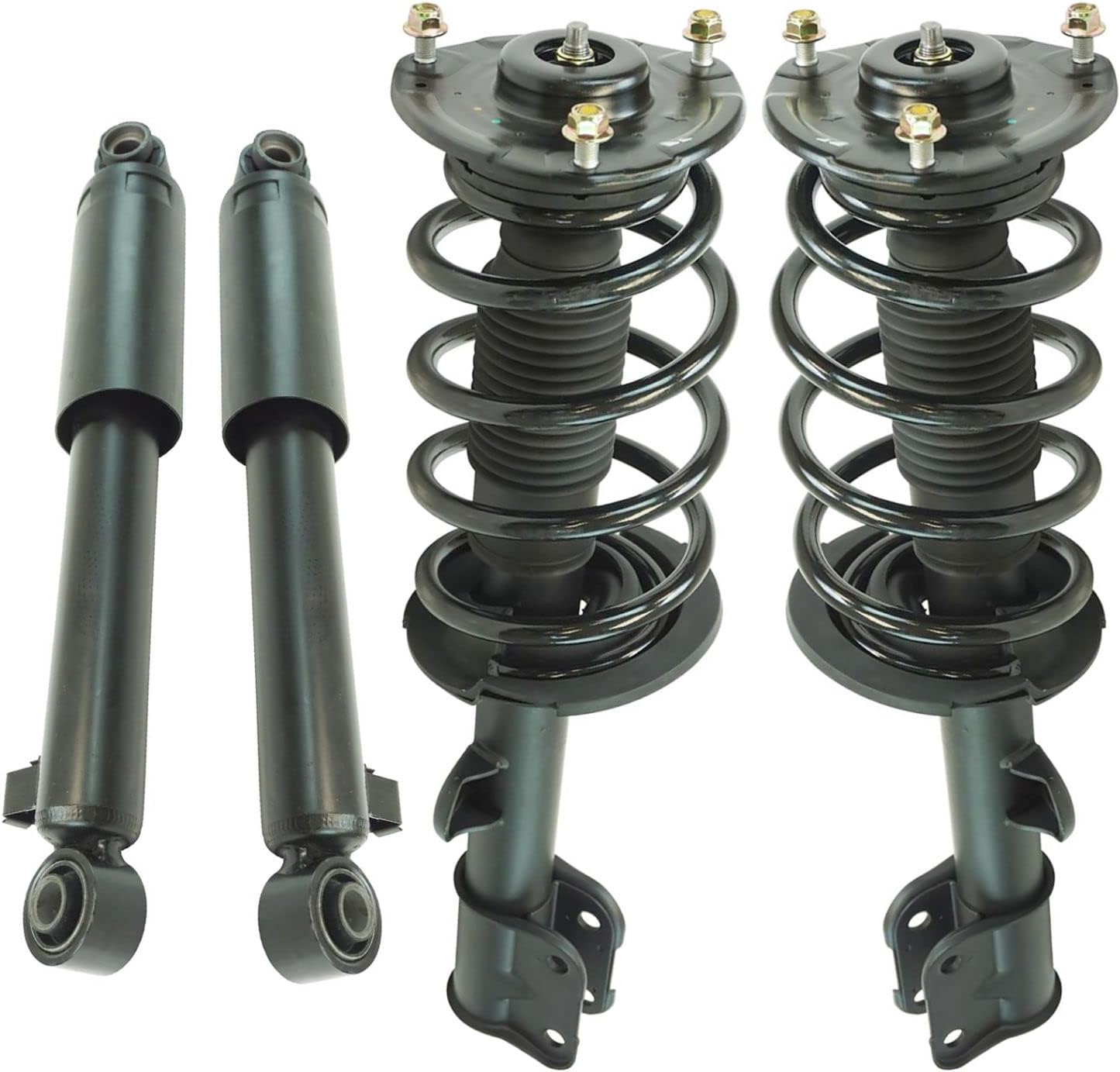 Amazon.com: TRQ Front Rear Loaded Complete Strut Spring Assembly Shock ...