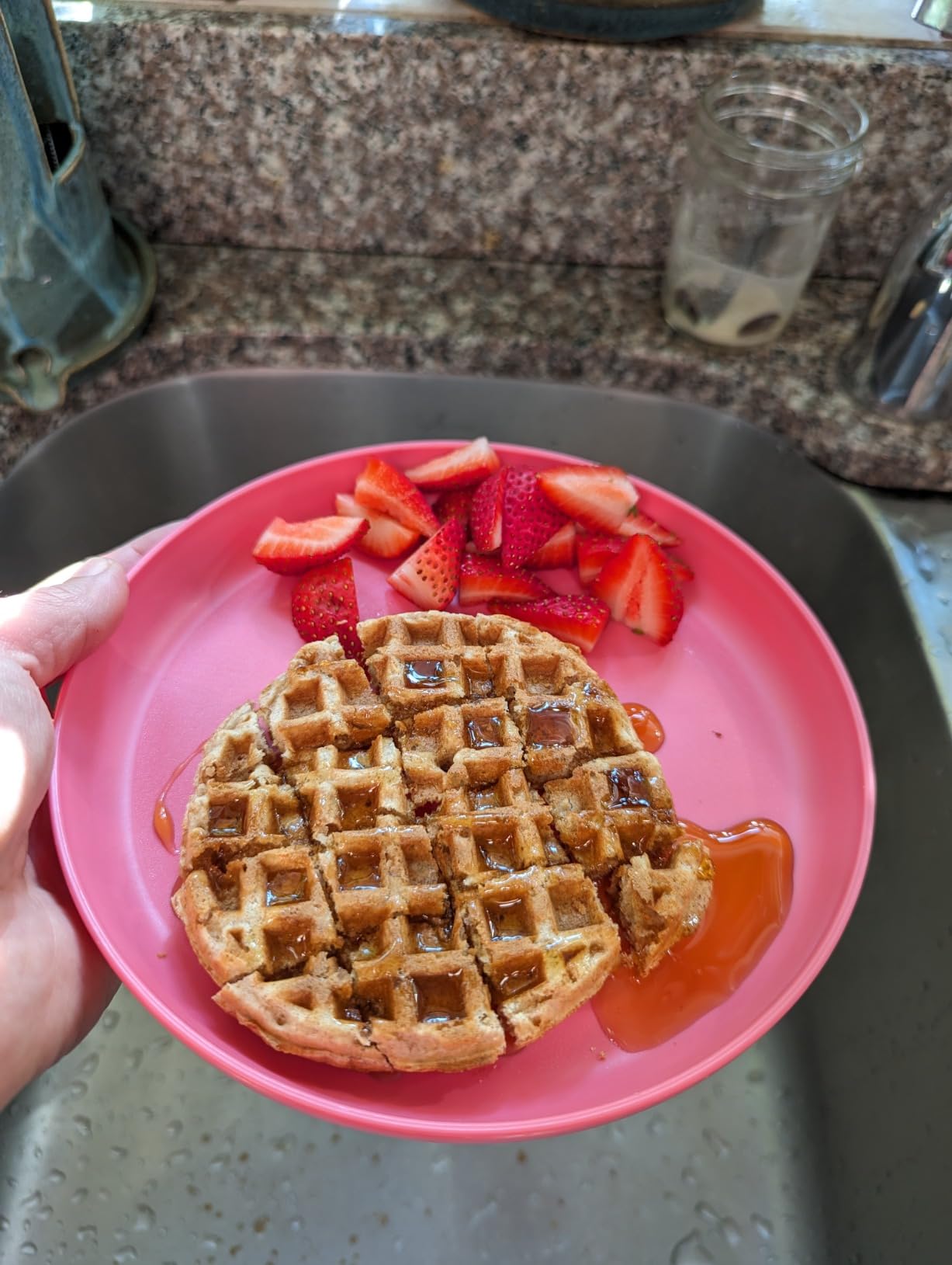 Amazon.com: 365 by Whole Foods Market, Waffles Multigrain Organic, 7.4 ...