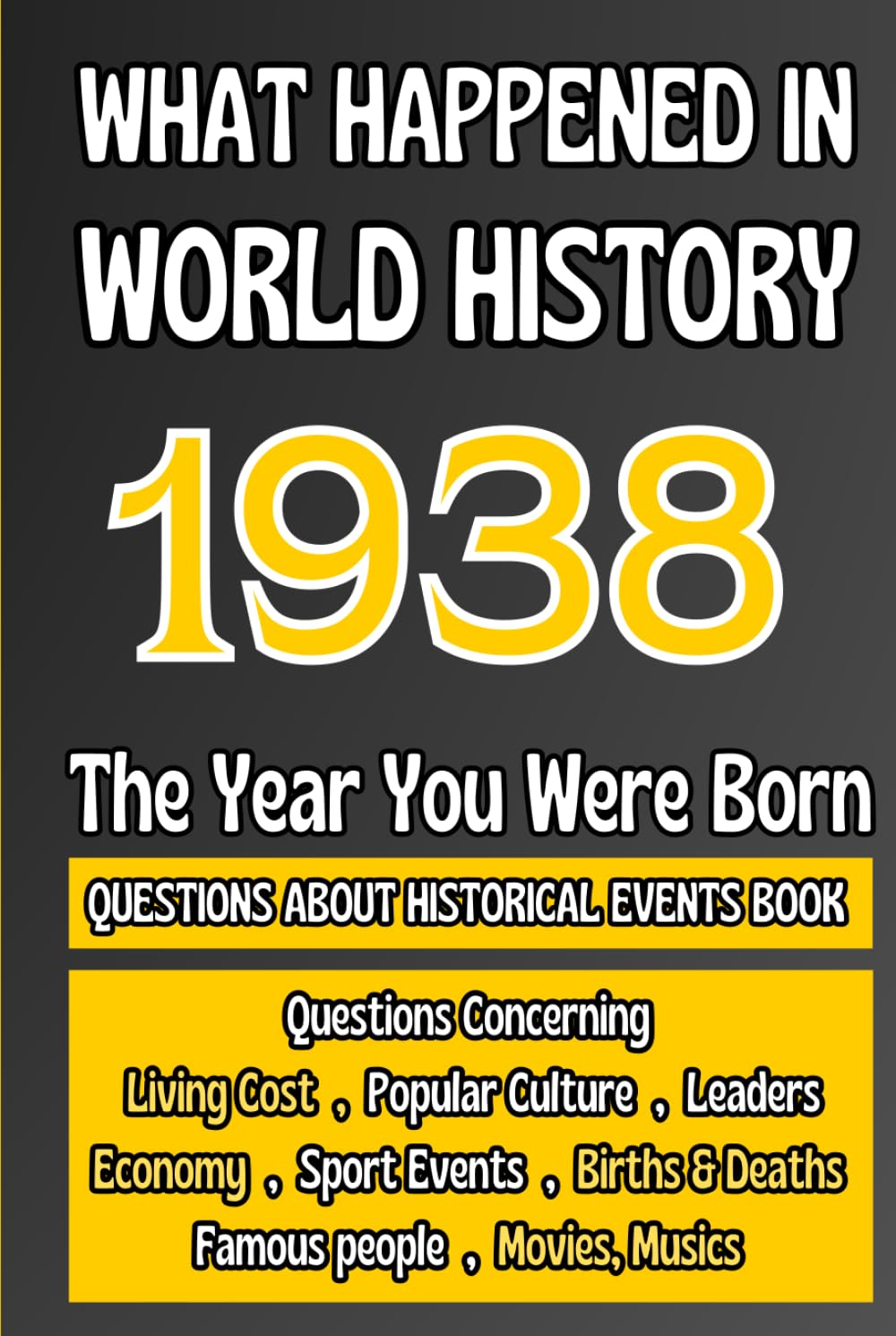What Happened in World History 1938 The Year You Were Born: Unique ...