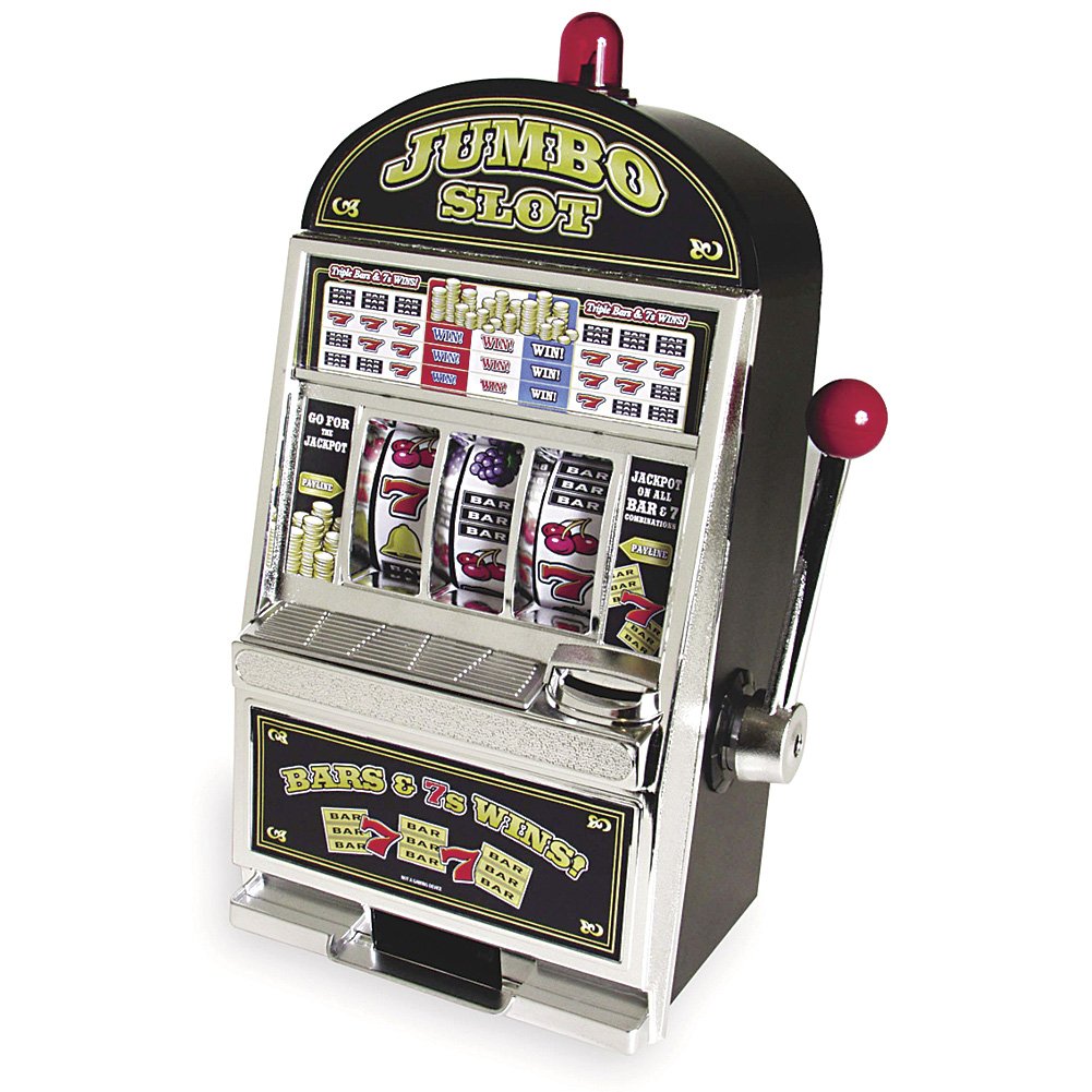RecZone Jumbo Slot Machine Bank - Replication : Amazon.co.uk: Home ...