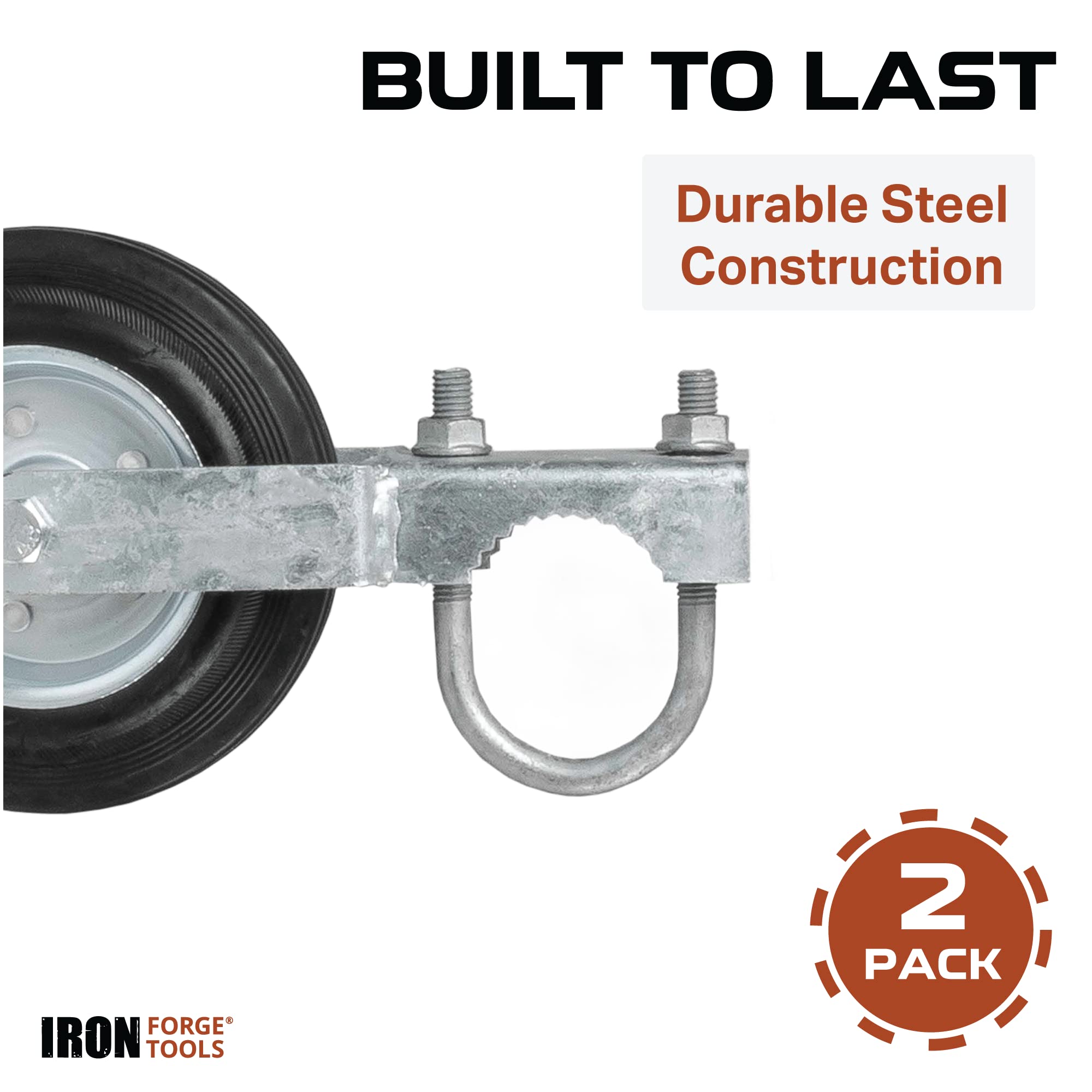 Snapklik.com : Iron Forge Tools Fence Gate Wheel For Metal Swing Gates ...
