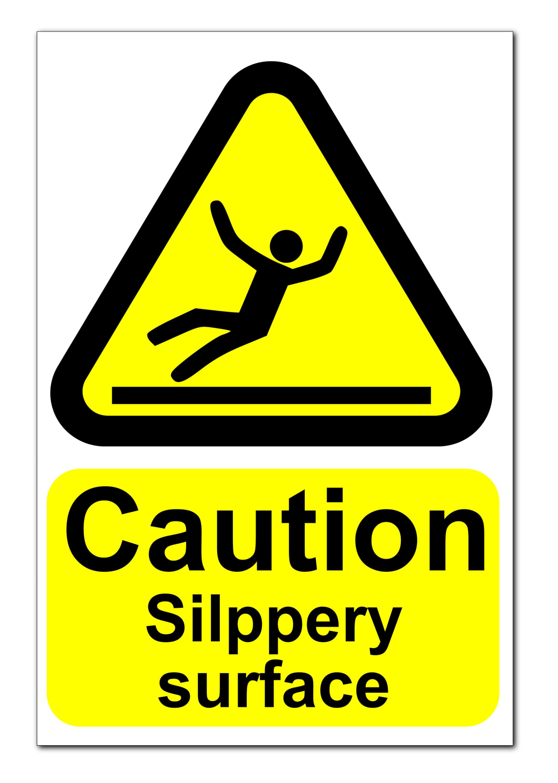 Buy Caution Slippery Surface Correx Sign Board – Printed & Laminated ...