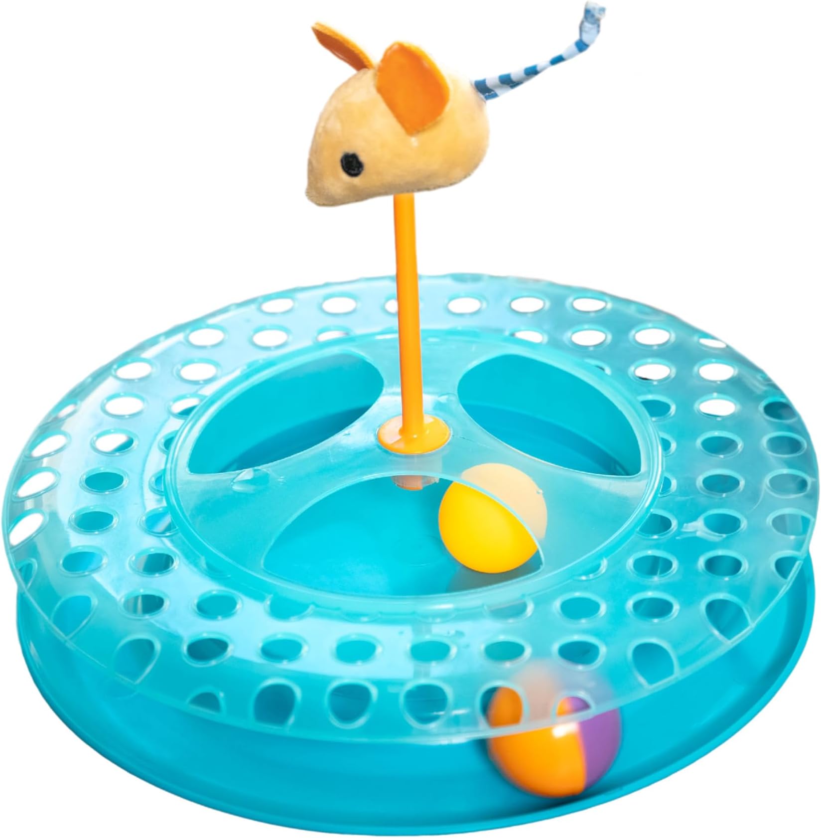 Amazon.com: Catstages Cheese Chase Catnip Interactive Cat Track Toy