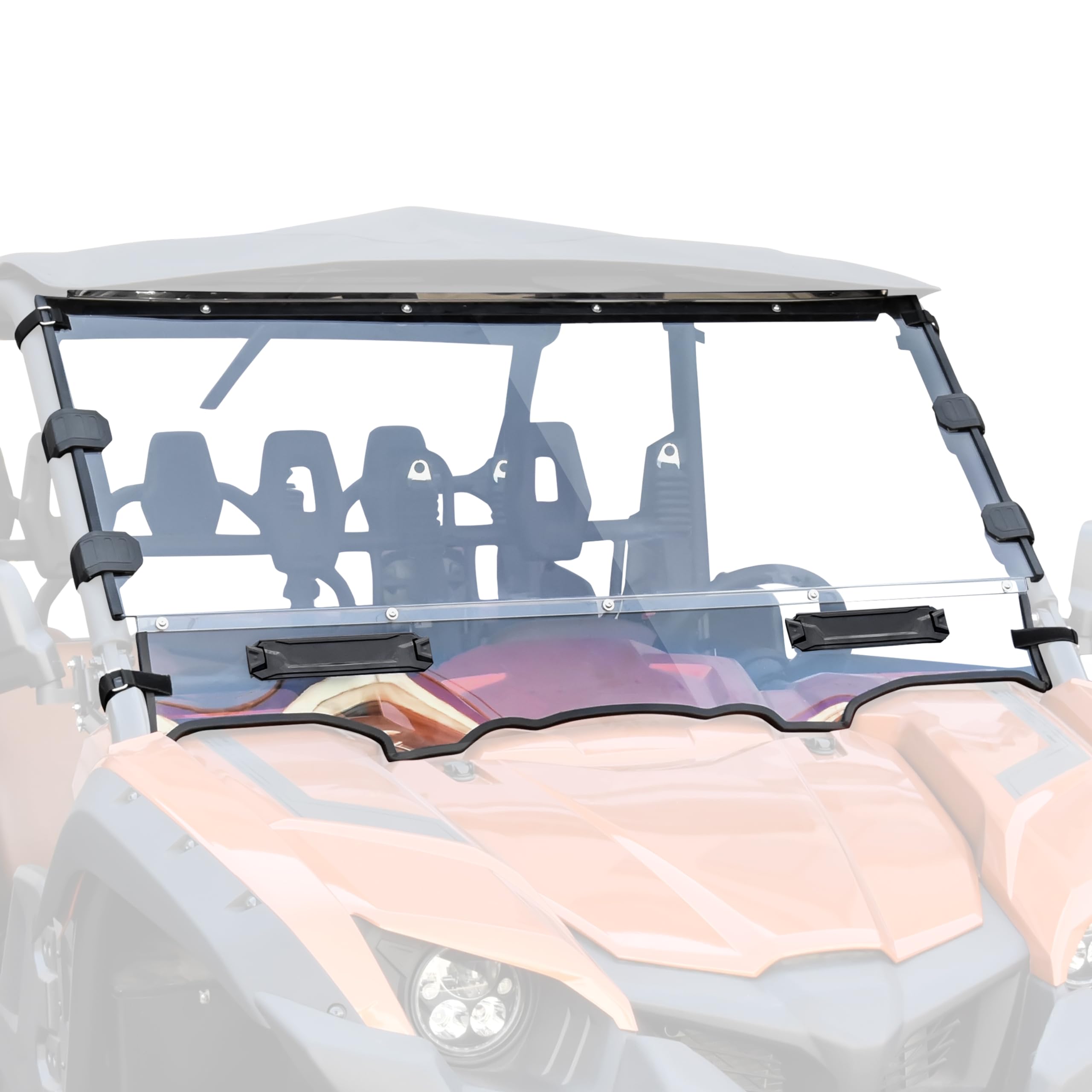 Amazon.com: SAUTVS Full Windshield for Yamaha Viking/Viking VI, Clear ...