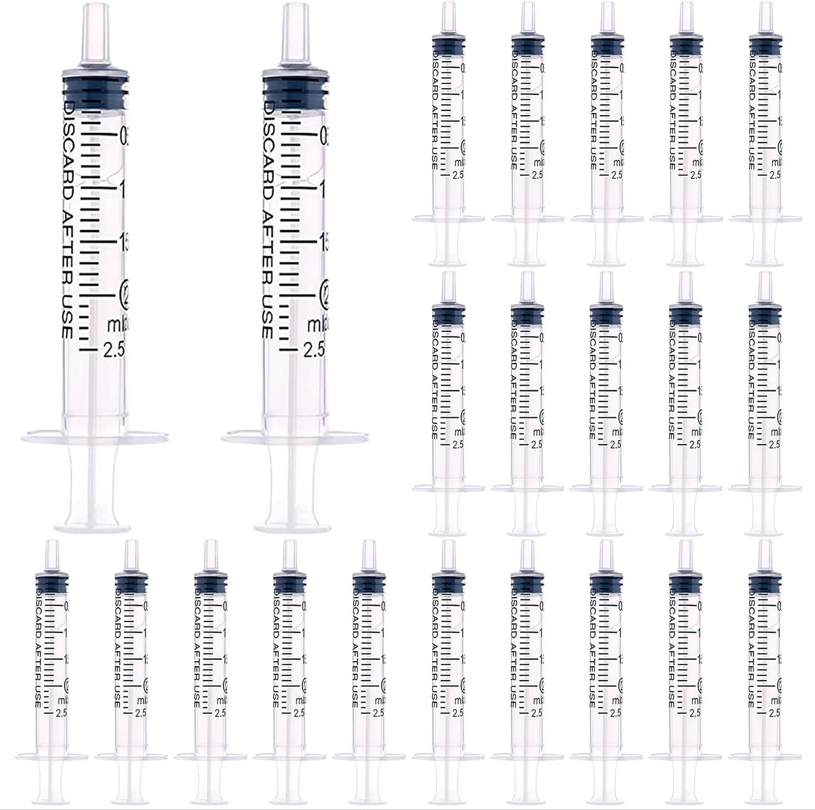 Amazon.com: 5pcs 200ml Large Syringe with Cap, Individually Sterile ...