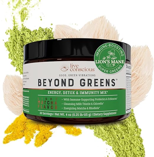 Amazon.com: Beyond Greens Concentrated Superfood Powder - Matcha Flavor ...
