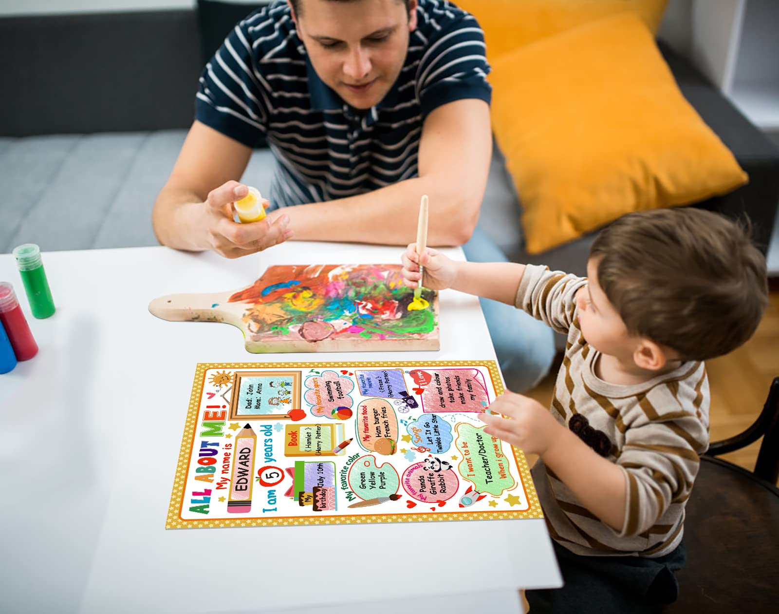 Snapklik.com : All About Me Posters - 12PCS 12"x16" Star Student Poster ...