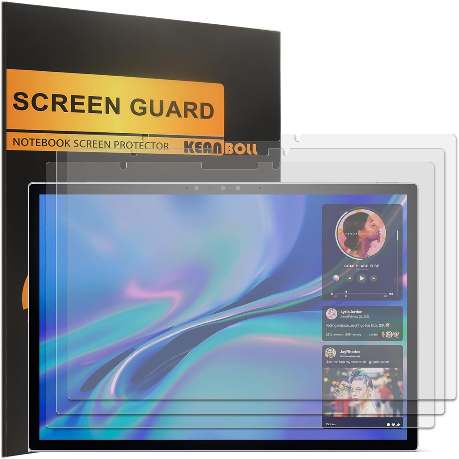 Amazon.com: KEANBOLL 3-Pack Matte Anti Glare Screen Protector Designed ...