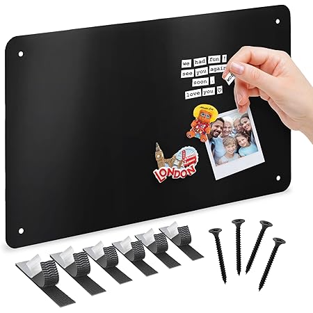 Amazon.com: Stainless Steel Metal Magnet Board - 17.5 x 11.5 Flat ...
