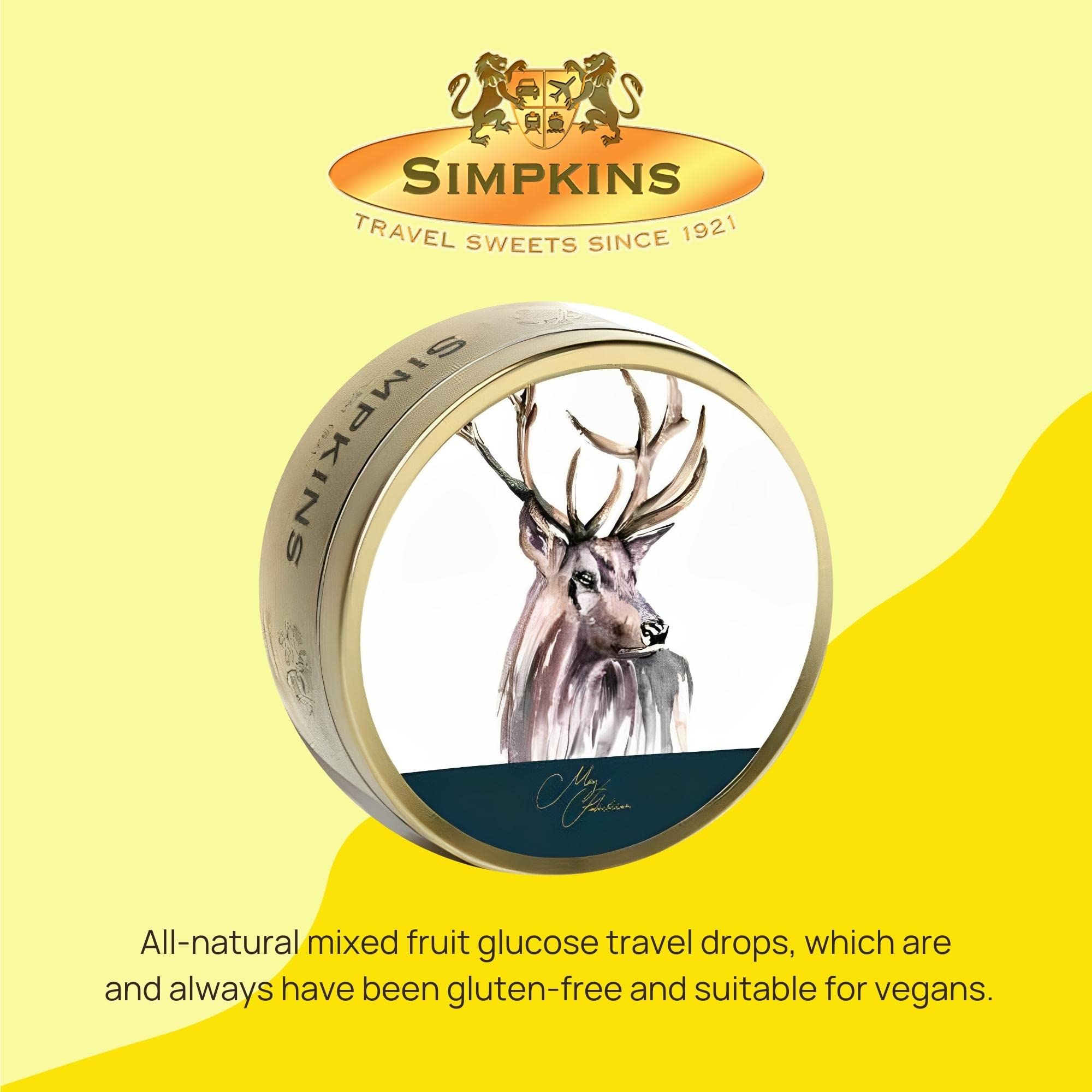 Snapklik.com : Simpkins Mixed Fruit Drops - Stag Watercolor Wildlife ...