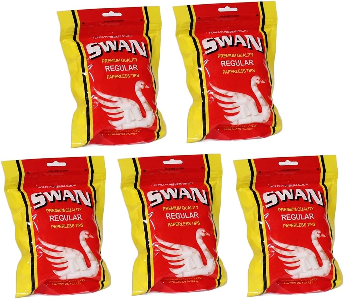 Amazon.com: Swan Premium Paperless Cigarette Filter Tips King Size 18mm ...