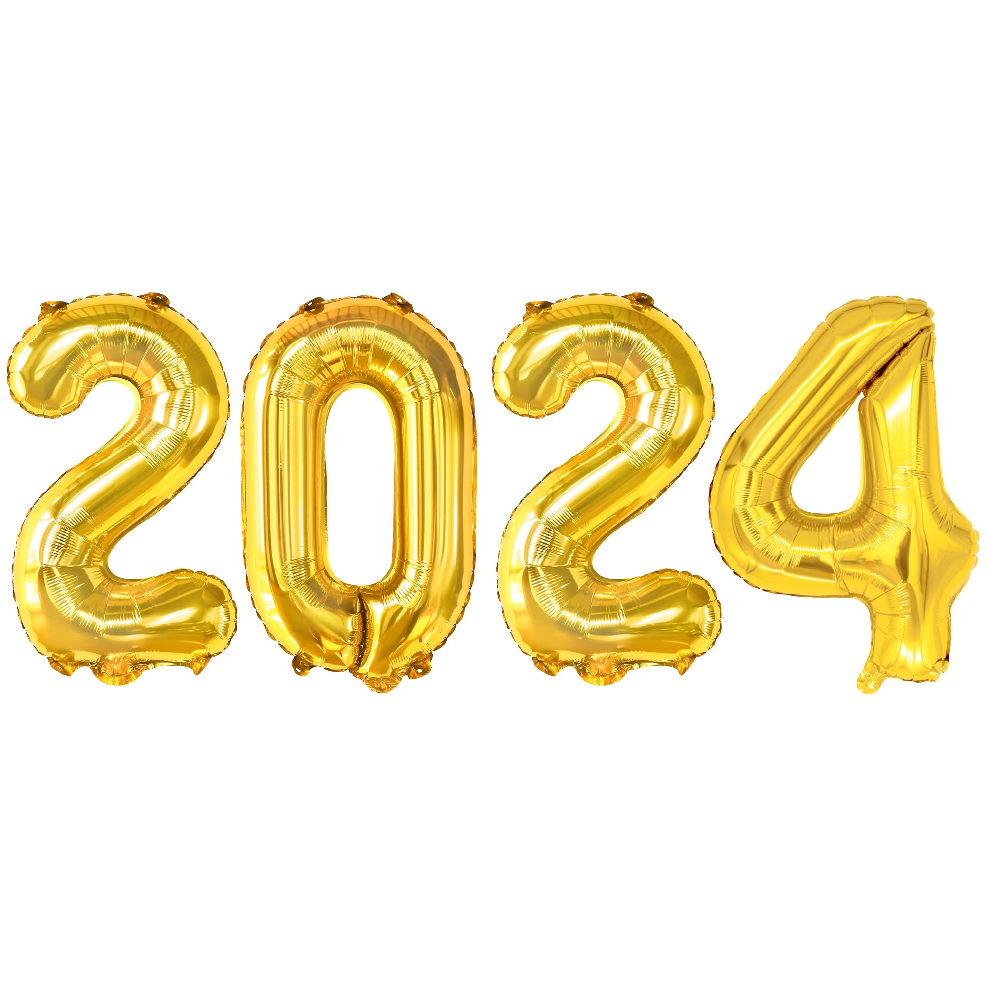 KatchOn, Gold 2024 Balloon Numbers - 16 Inch, 2024 Balloons Gold | 2024 ...