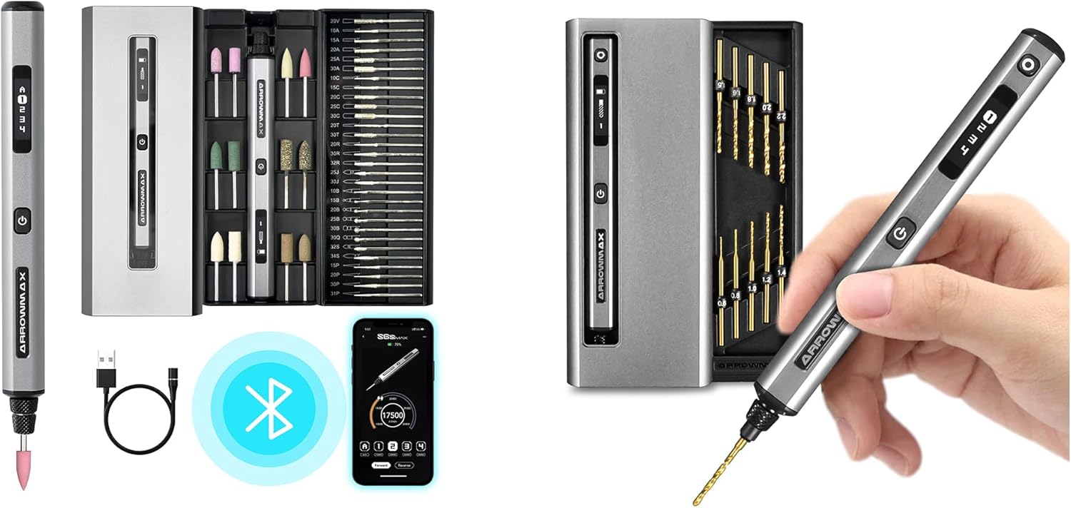 Amazon.com: AM ARROWMAX Smart Mini Engraving Pen & Electric Mini Drill Pen