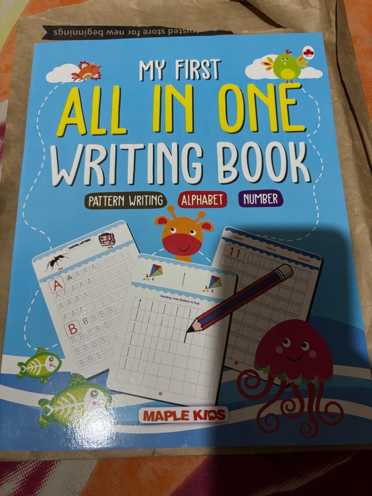 First All in One Writing Book (Practice) - Pattern Tracing - Alphabet ...