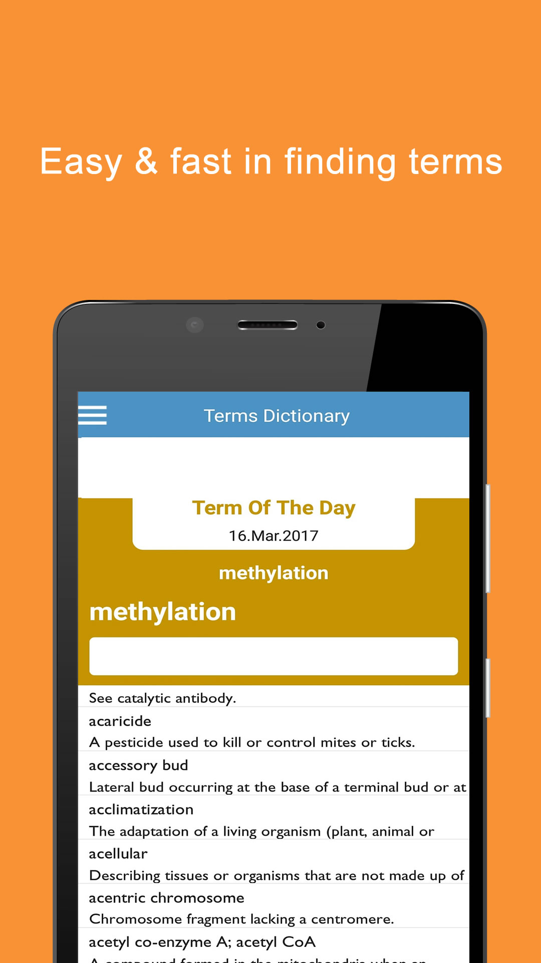 Dictionary for Biotechnology Terms - App on Amazon Appstore