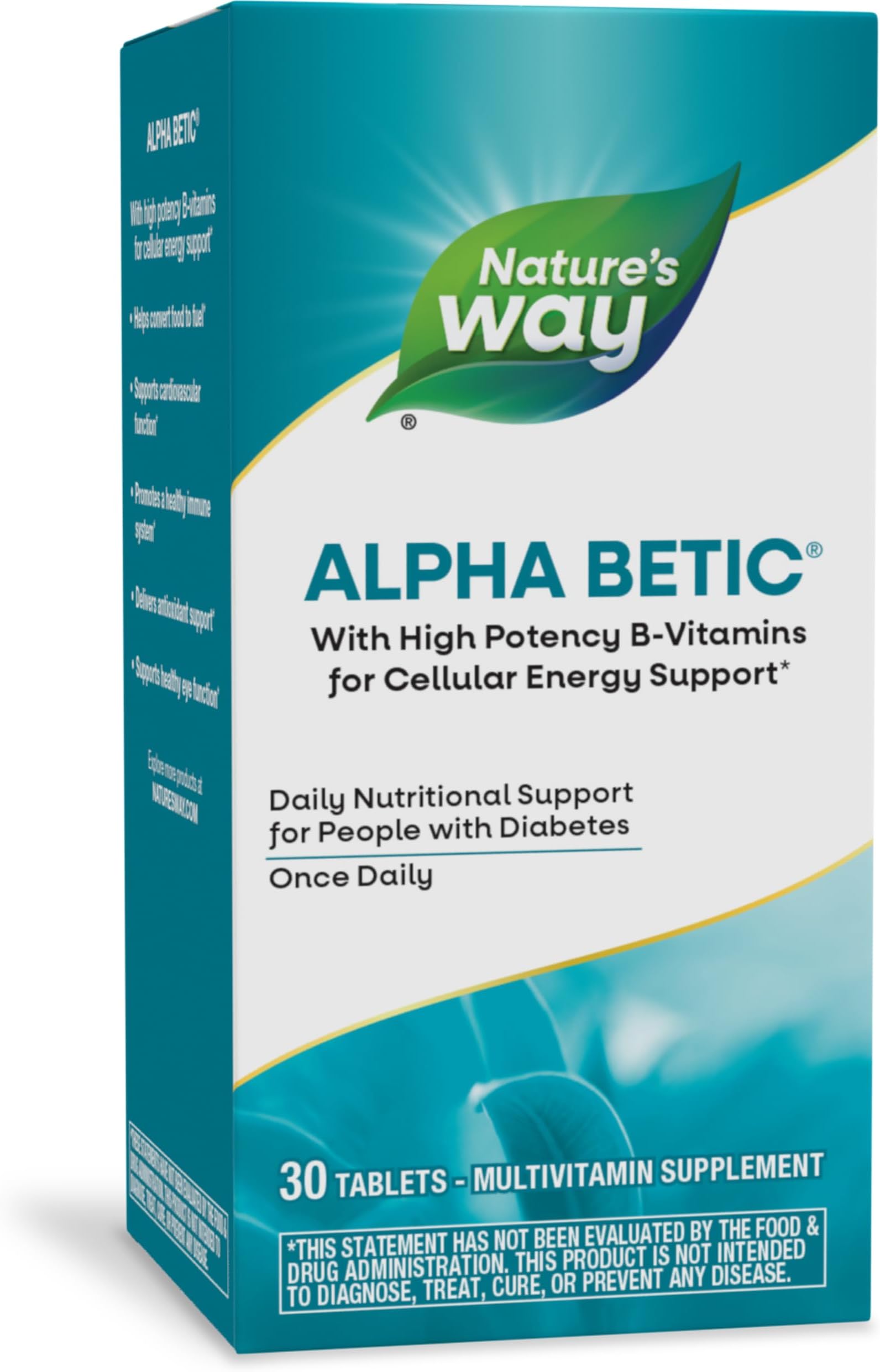 Amazon.com: Nature's Way alpha betic, Diabetic Multivitamin for Daily ...