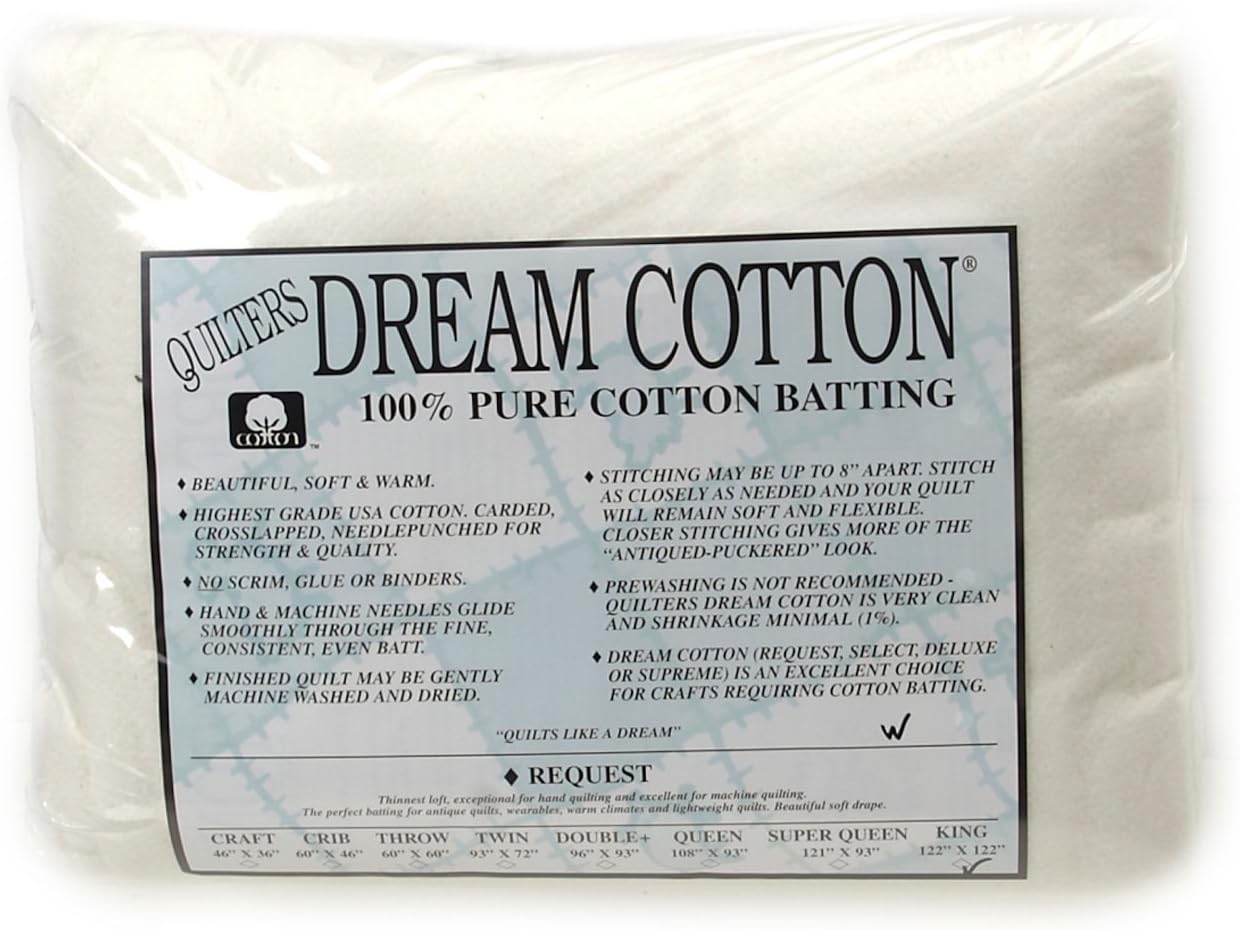 Amazon.com: Quilter's Dream Puff Batting (122" x 120") King