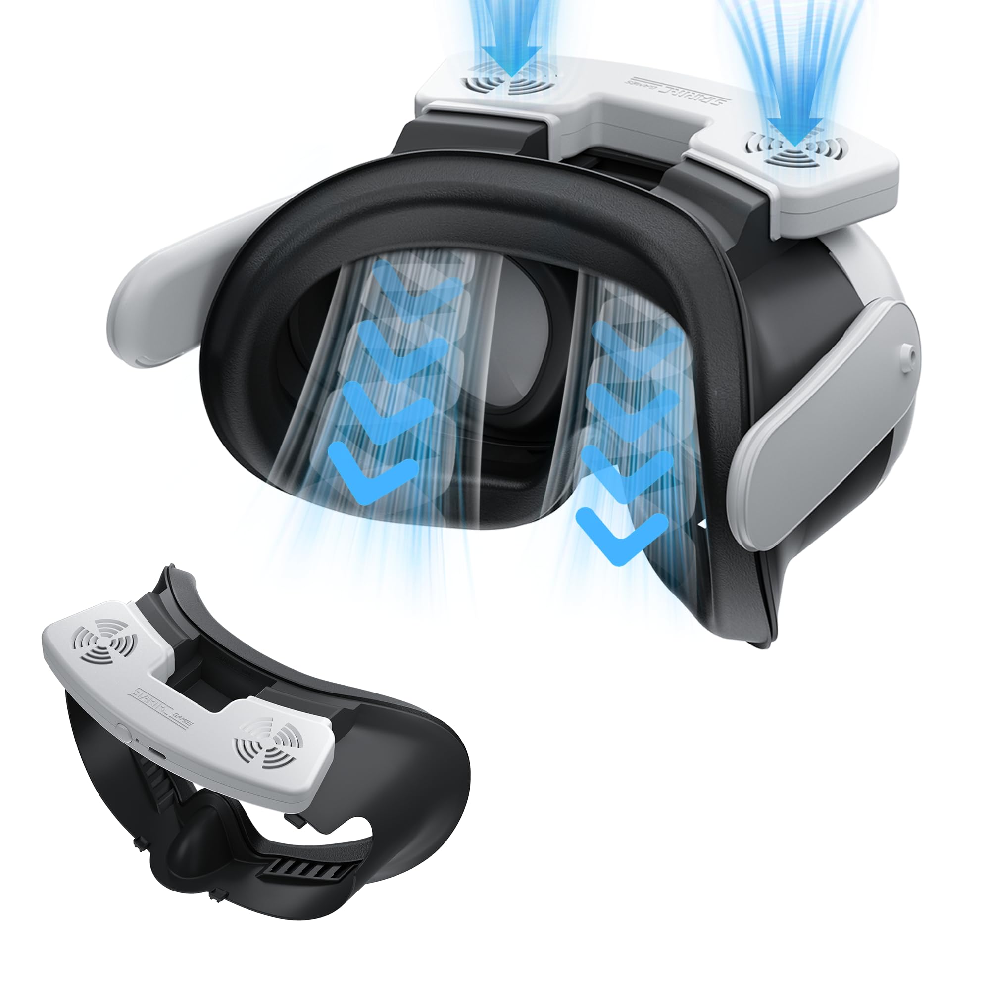 Amazon.com: Face Cover Pad with Cooling Fan for Meta Oculus Quest 3 ...