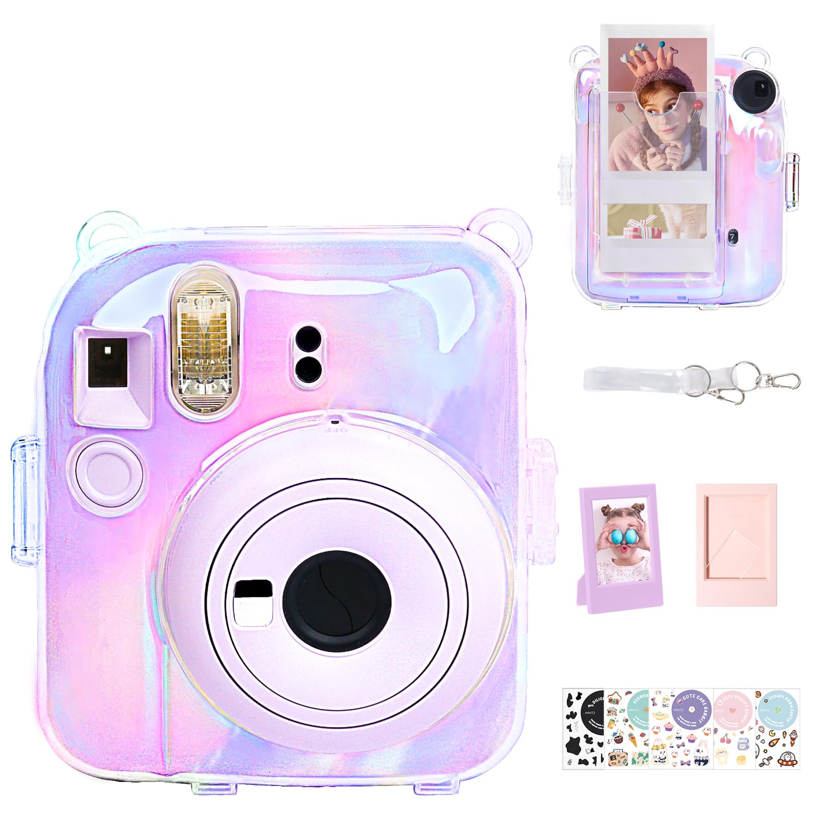 Snapklik.com : WOGOZAN Protective Clear Case For Fujifilm Instax Mini ...