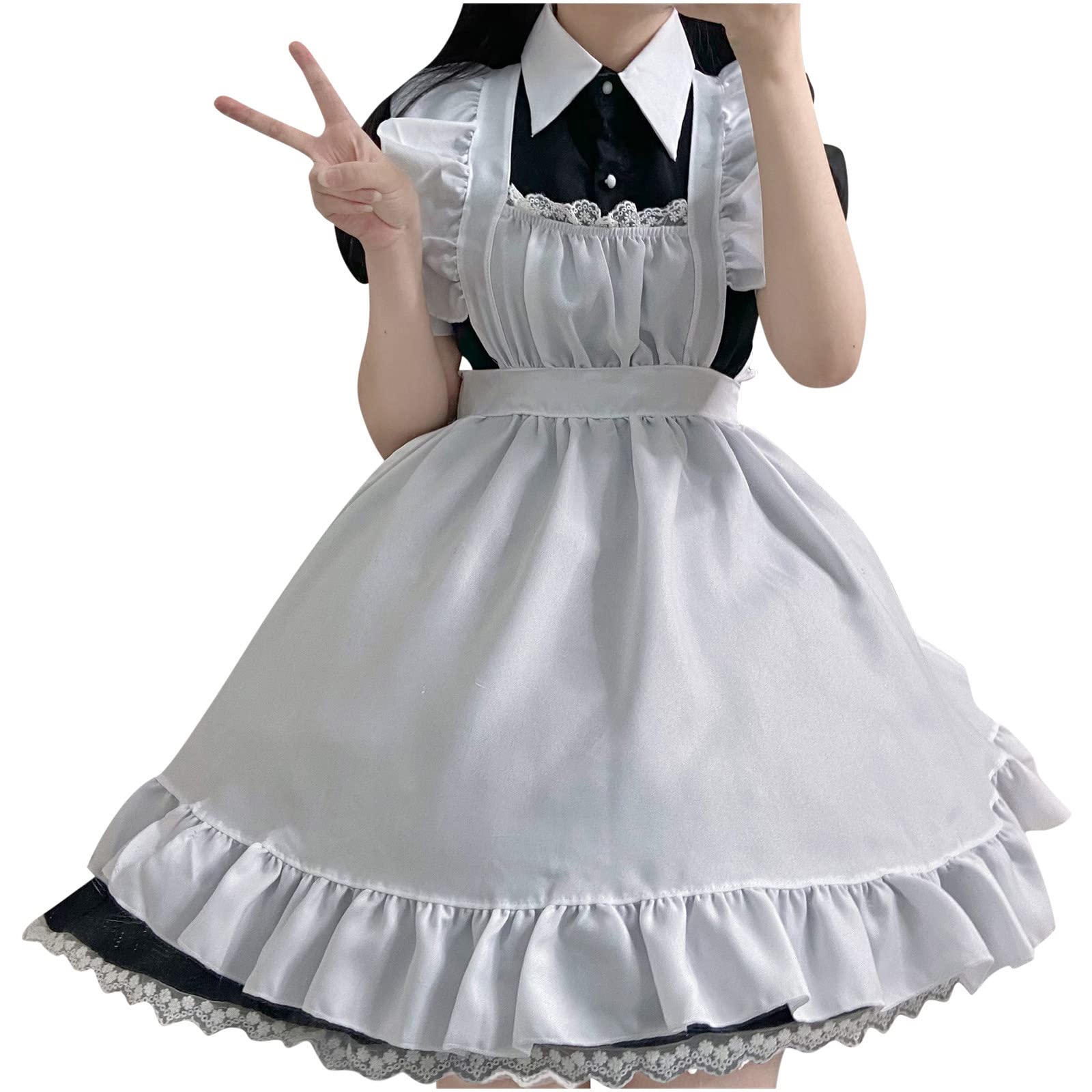 Buy Maid Outfit Cosplay Japanese Housemaid Costume Cute Girl Anime ...