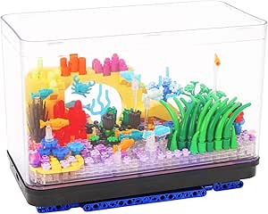 Amazon.com: Geniteen Fish Tank Building Block Set, Collectible Ocean ...