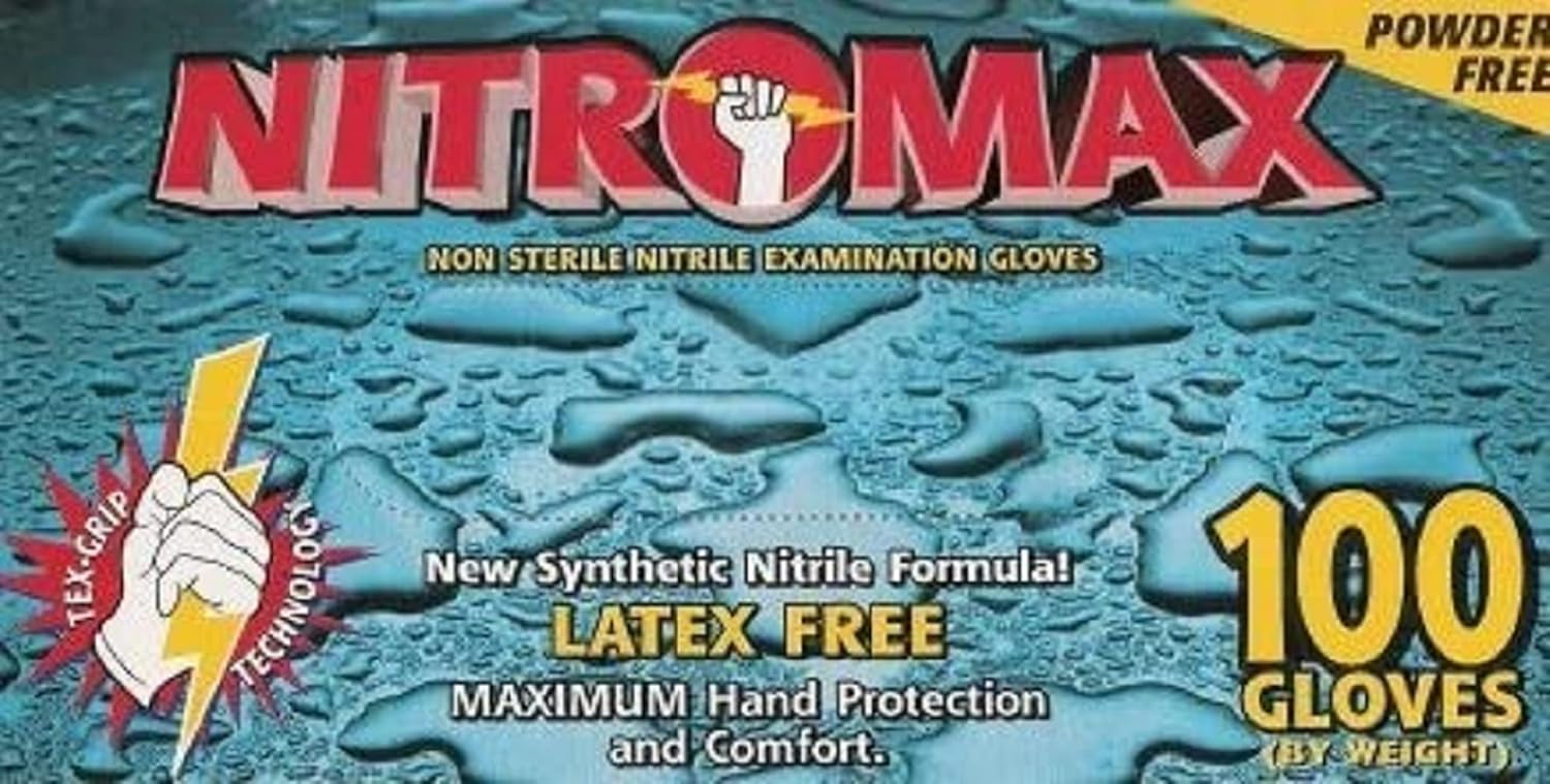 Amazon.com: Nitromax Nitrile Powder-free Exam - Small : Industrial ...