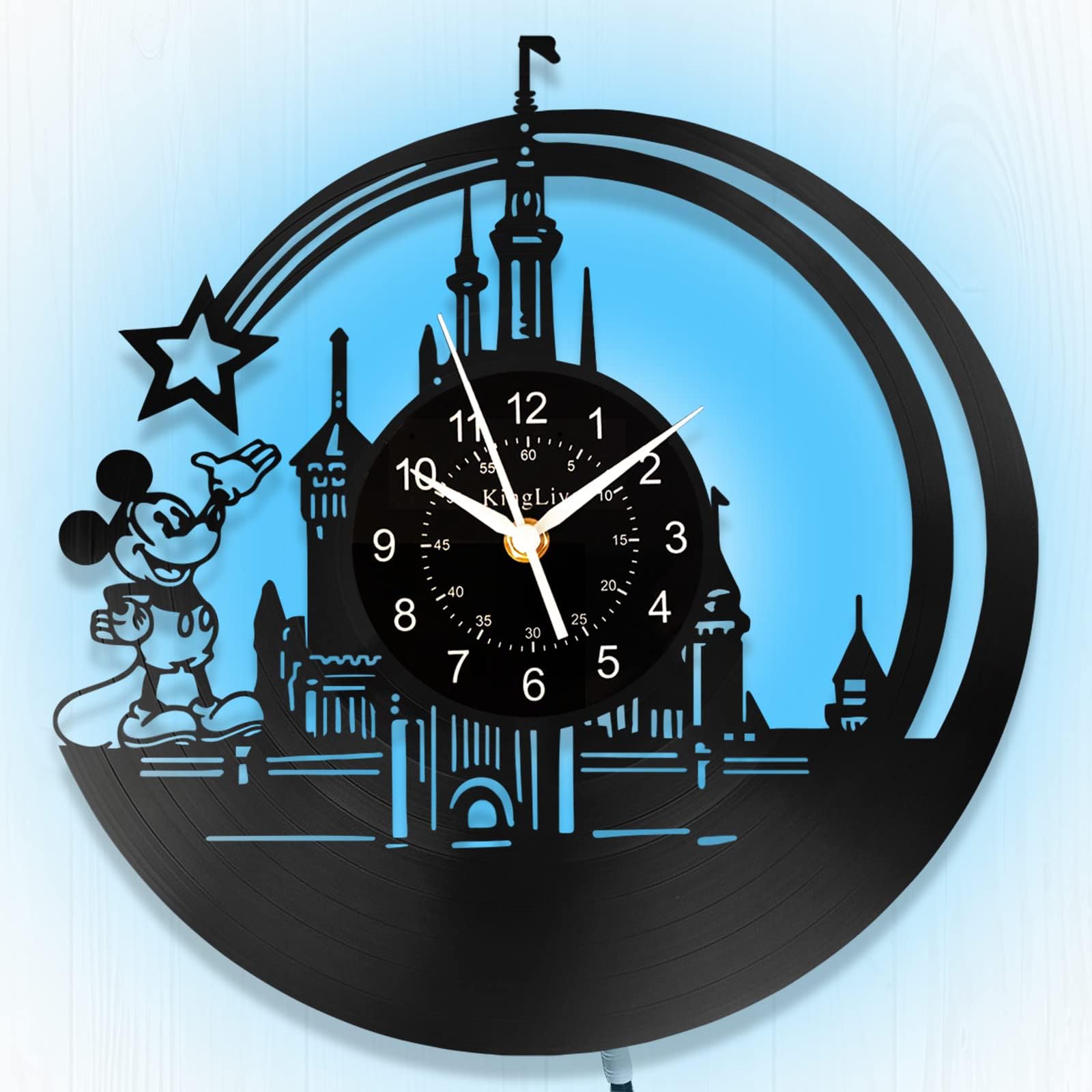 Amazon.com: ASVP Shop It's a Small World Ride Inspired Wall Clock ...
