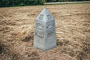 Amazon.com: Detailed Directional Marker Statue Stone Directional ...